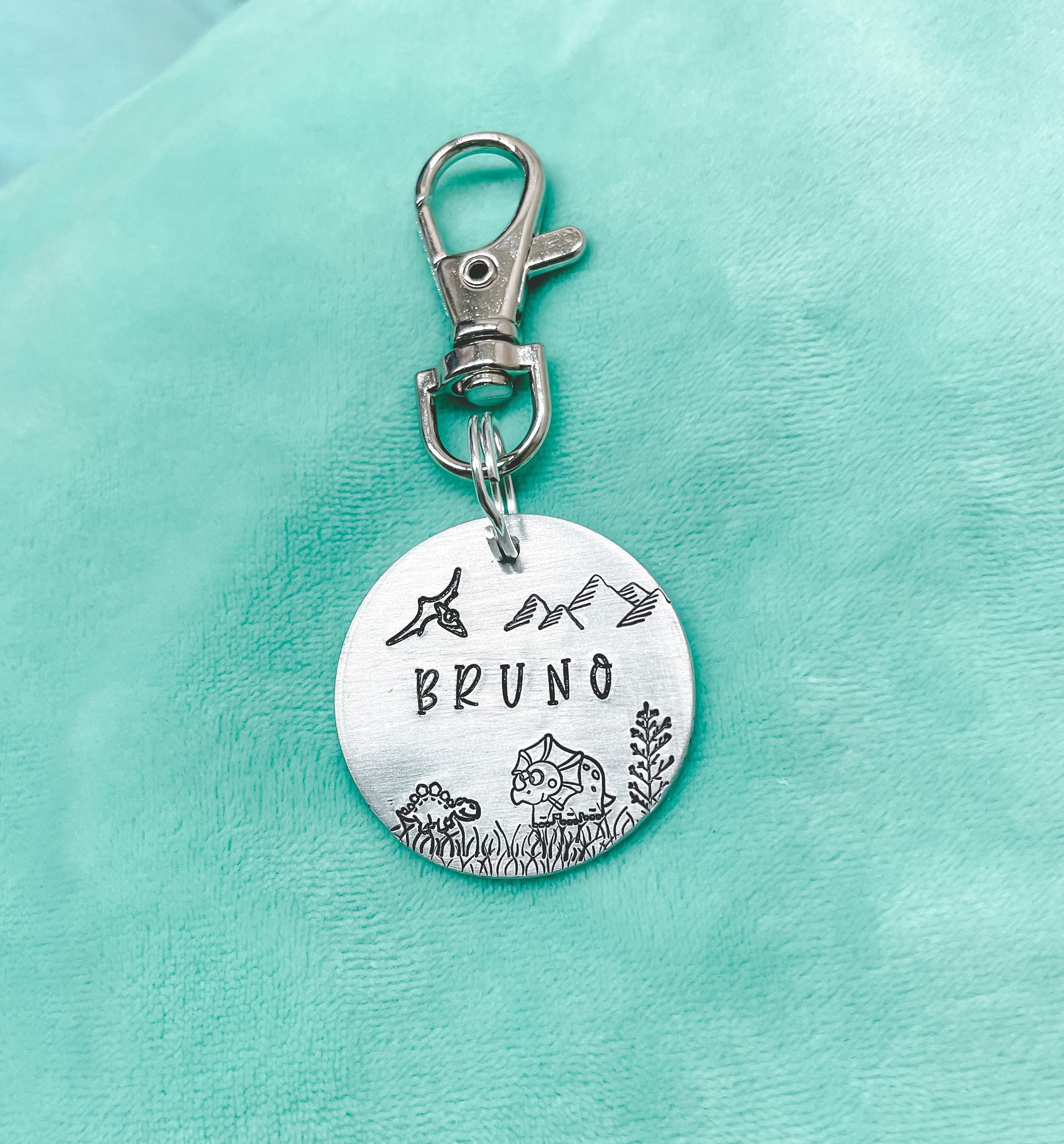 Dino Dog Tag Dog Tag Dinosaur Dog Tag Dog Tags Adventure - Etsy