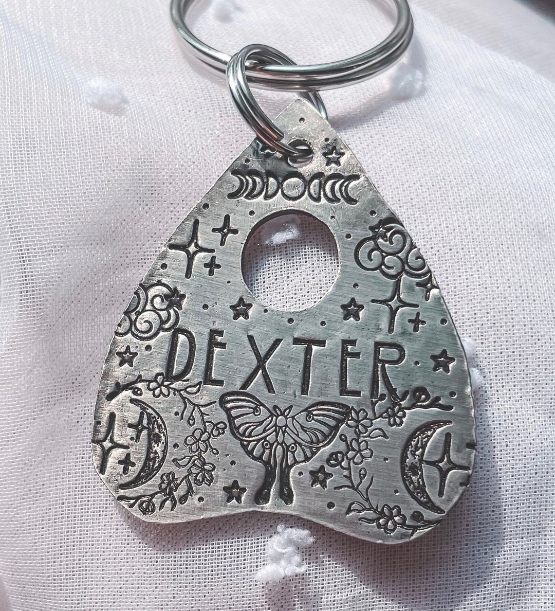 Planchette Dog Tag, Halloween, Halloween Dog Tag, Spooky, Gothic, Hand ...