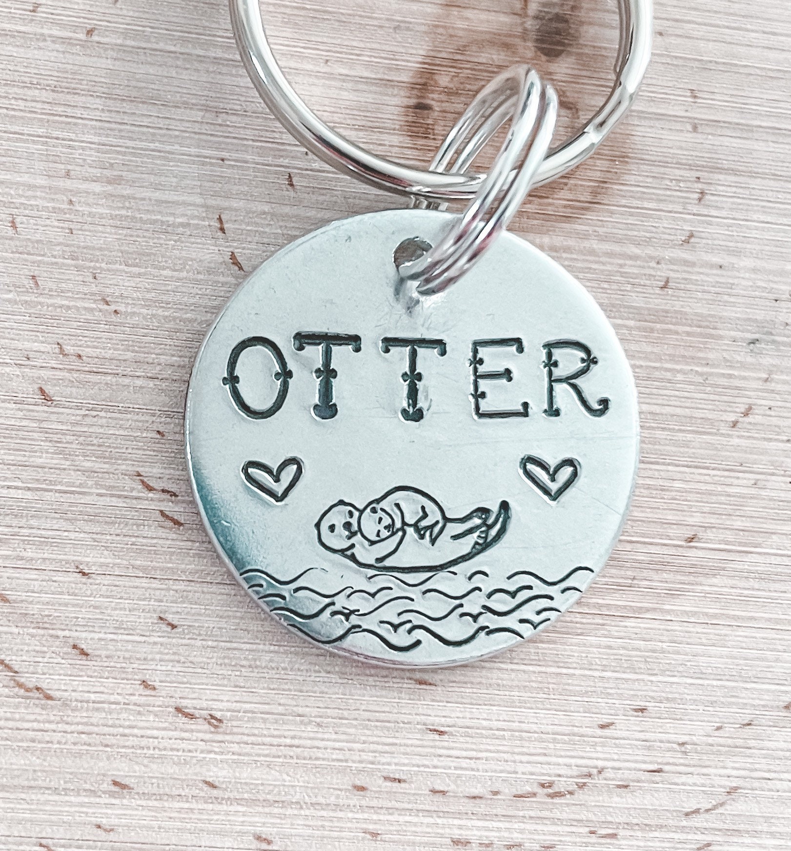 Otters Dog Tags Pet ID Tag Custom Dog Tag Personalized Dog | Etsy