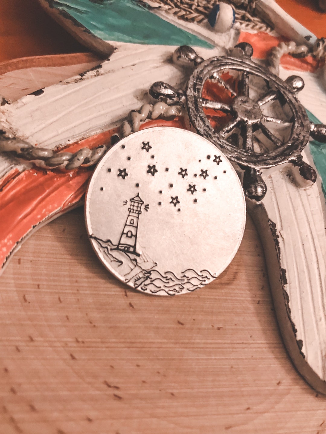 Lighthouse Dog Tag, Dog Tags, Nautical Dog Tags, Pet ID Tags, Custom ...