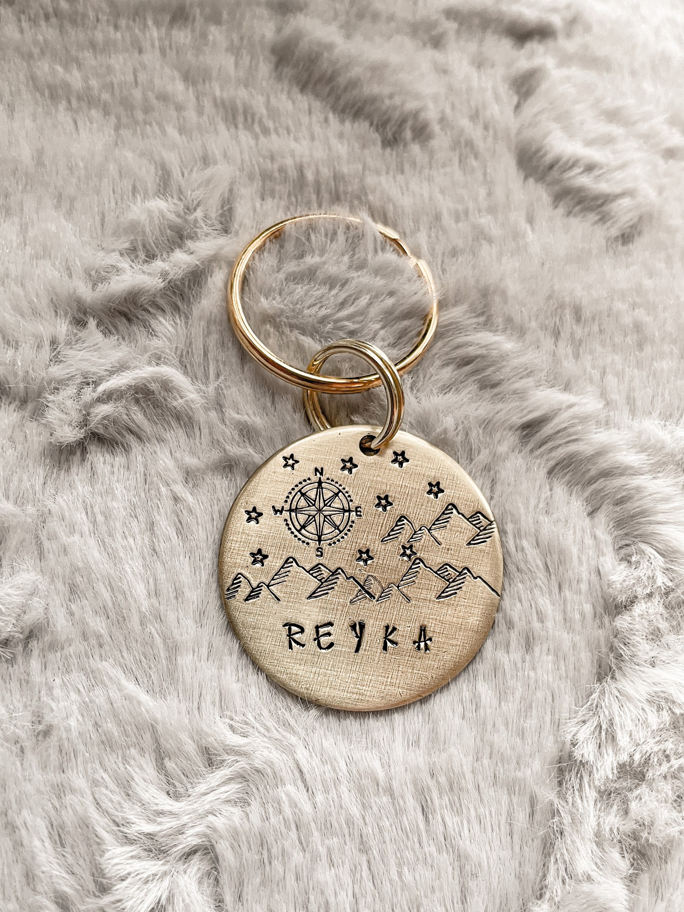 Compass Dog Tag, Dog Tags, Pet ID Tags, Adventure Dog Tag, Pet ID Tags ...