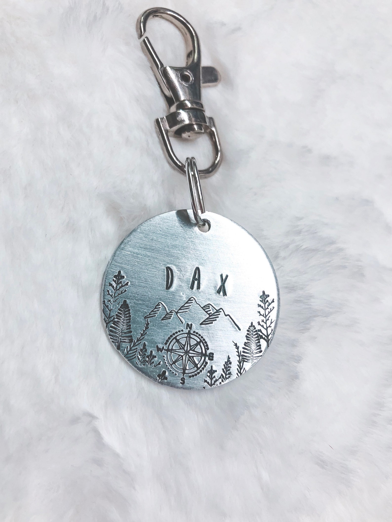 Compass Dog Tag Dog Tags Pet ID Tags Custom Dog Tags Pet - Etsy