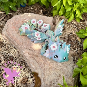 3D Printed Dragon | Articulated Kosha Cottagecore Fidget Easter Fidget ...