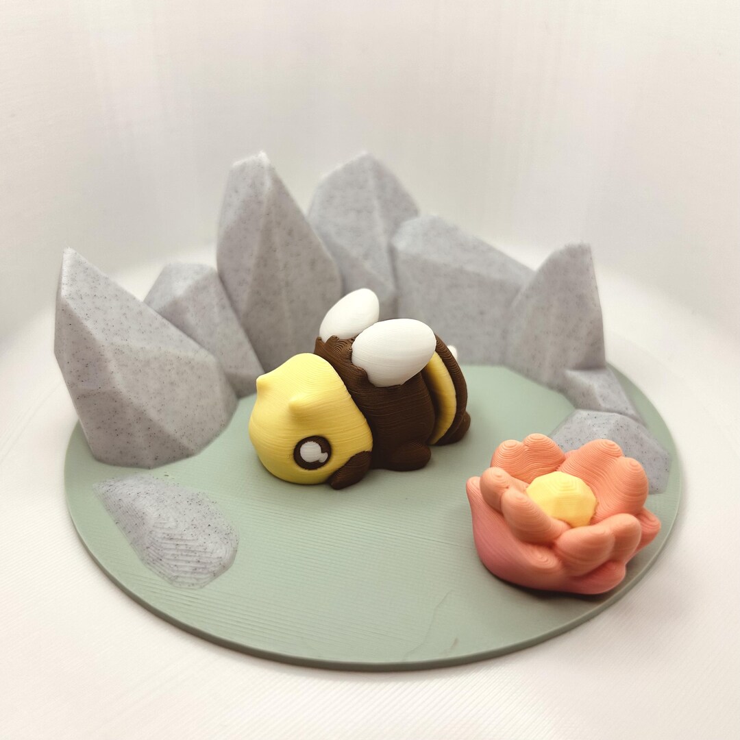 3D Printed Articulating Bee Fidget | Flexi Fidget, Cute Fidget Toy, Bee ...
