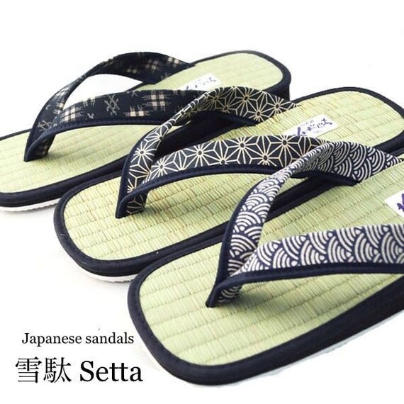 Japanese Sandals 雪駄 Setta / Made in Japan / Traditional and | Etsy