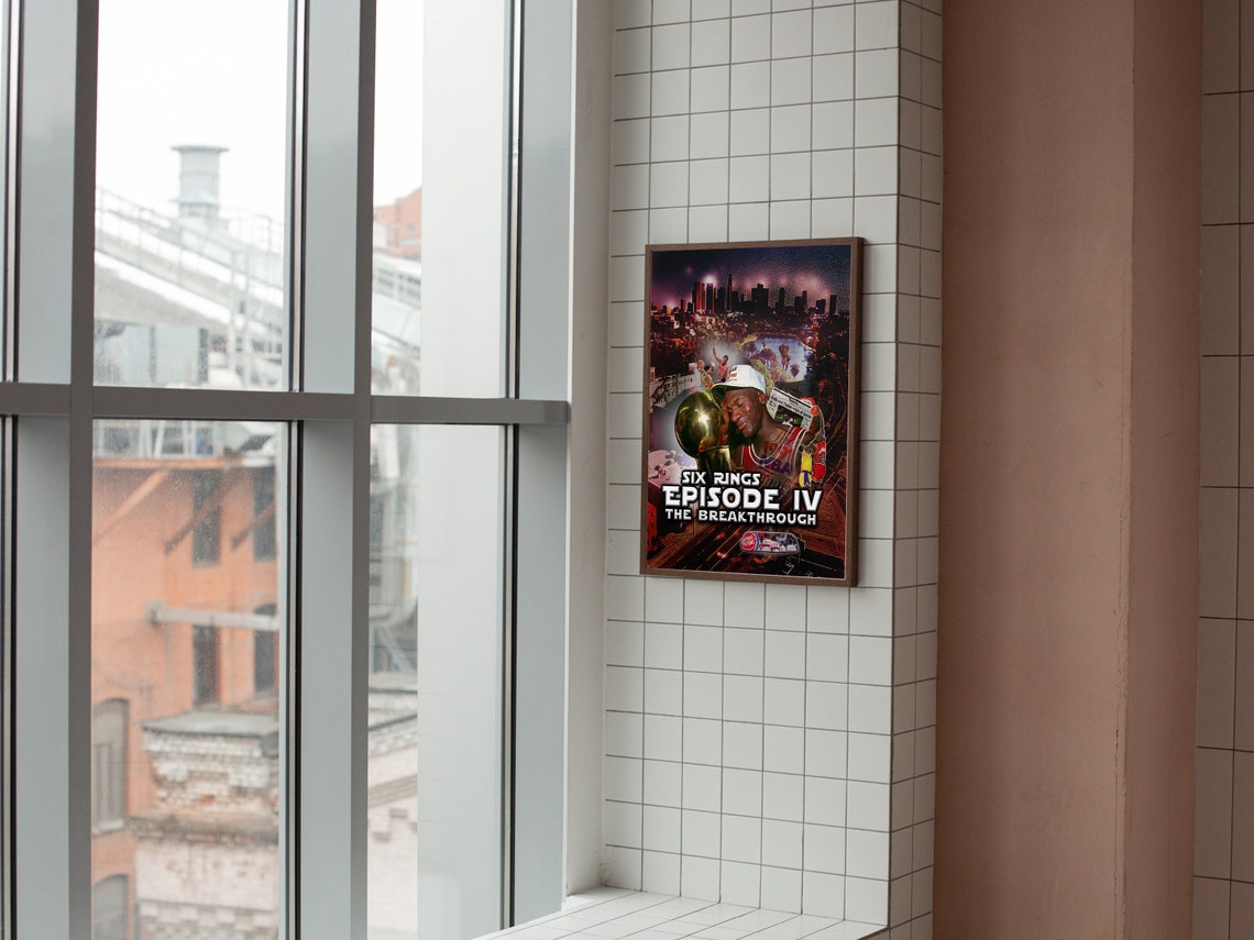 Michael Jordan Movie Poster Series Six Rings Saga Episode VI the ...