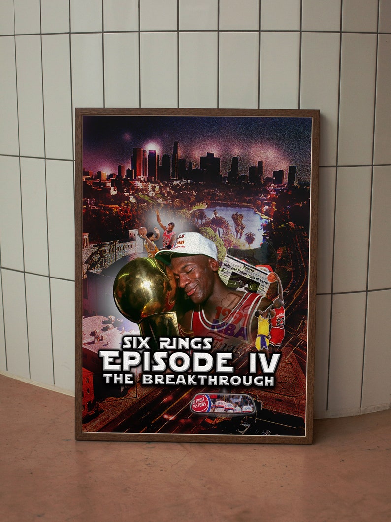 Michael Jordan - Movie Poster Series- Six Rings Saga - Episode VI - the ...
