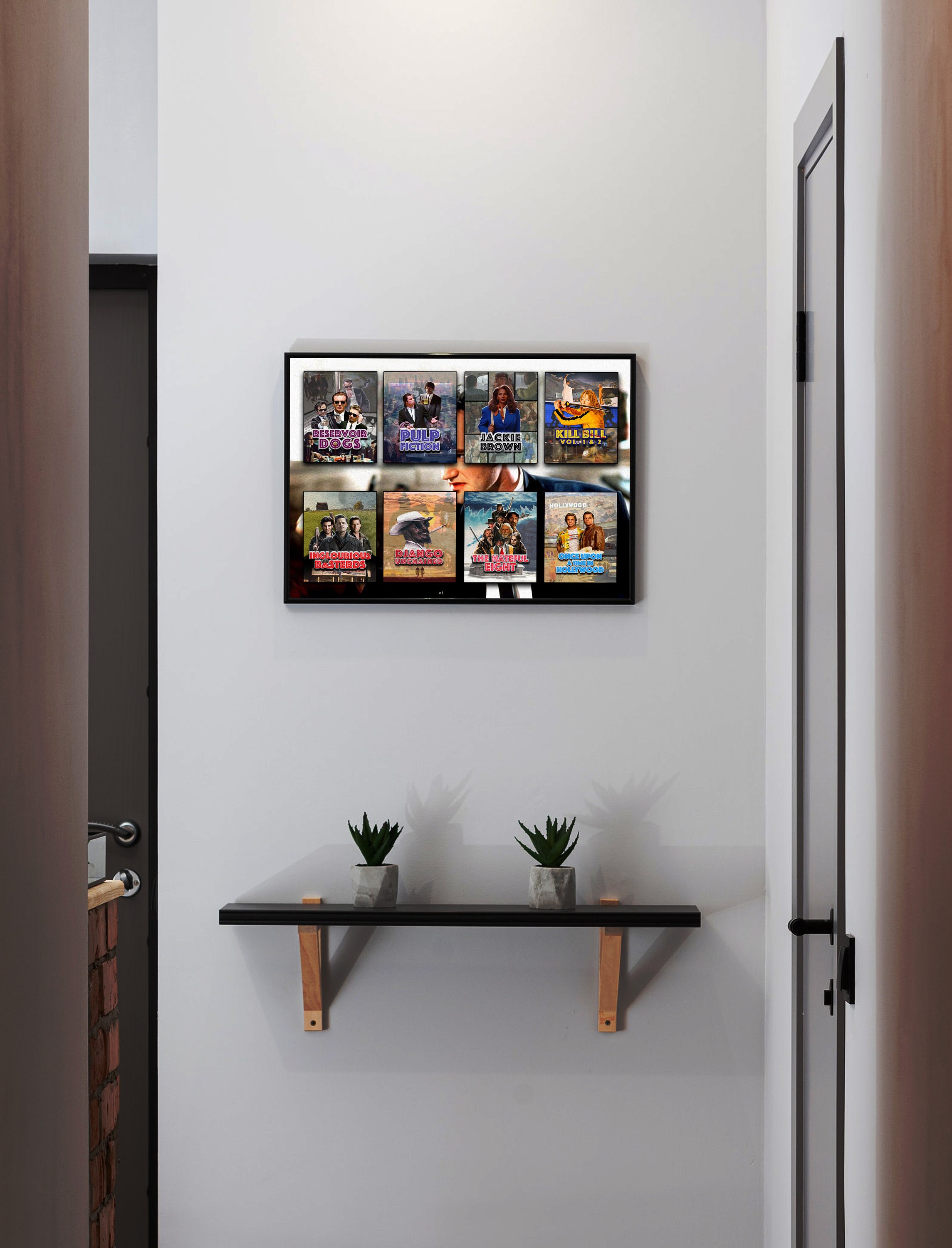 Quentin Tarantino Film Collection Poster Series Horizontal Individual ...
