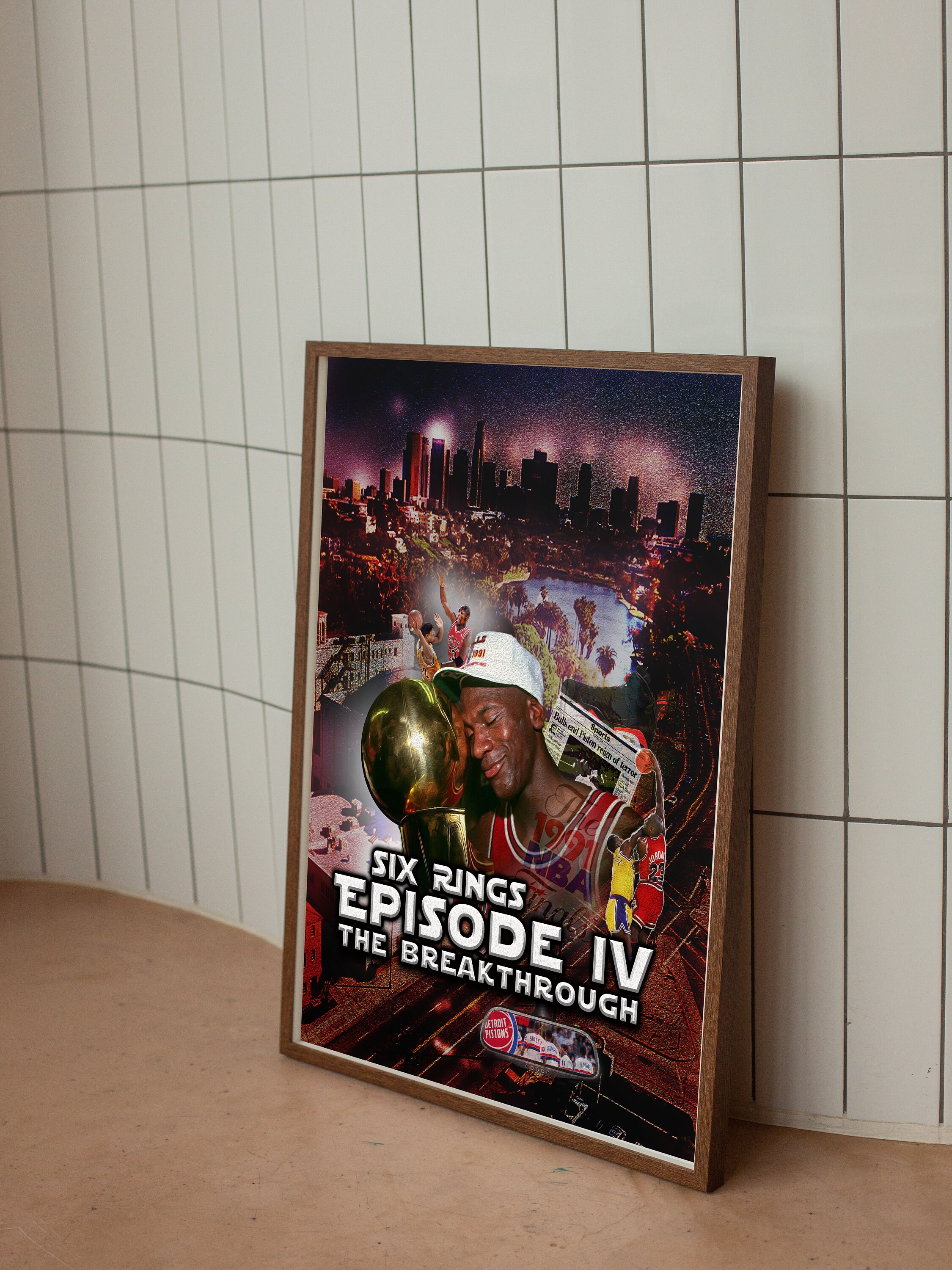 Michael Jordan - Movie Poster Series- Six Rings Saga - Episode VI - the ...