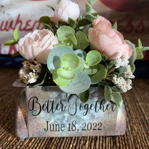 Personalized Rustic Farmhouse Table Top Truck Wedding Centerpiece or ...