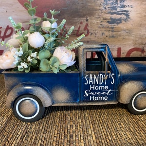 Personalized Rustic Farmhouse Table Top Truck - Wedding Centerpiece or ...