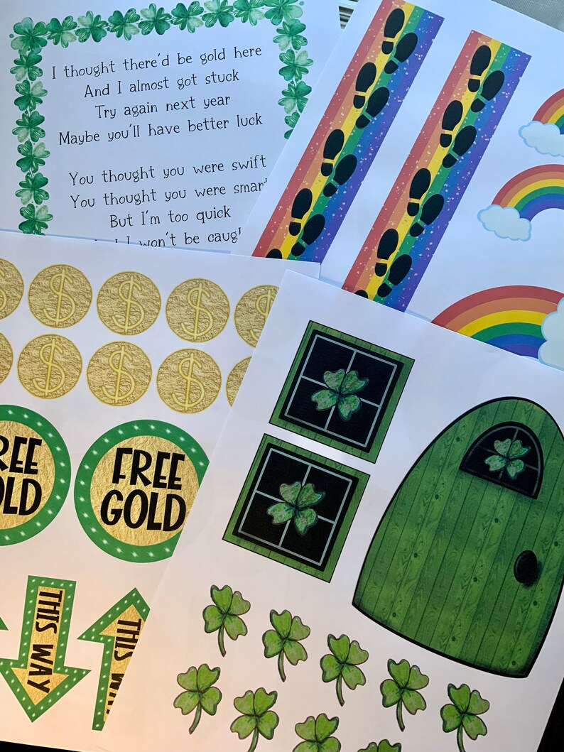 Leprechaun Trap Printable Kit, Letter From Leprechaun - Etsy