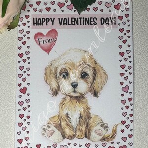 Printable Valentine Cards Instant Digital Download, Cute Watercolor ...