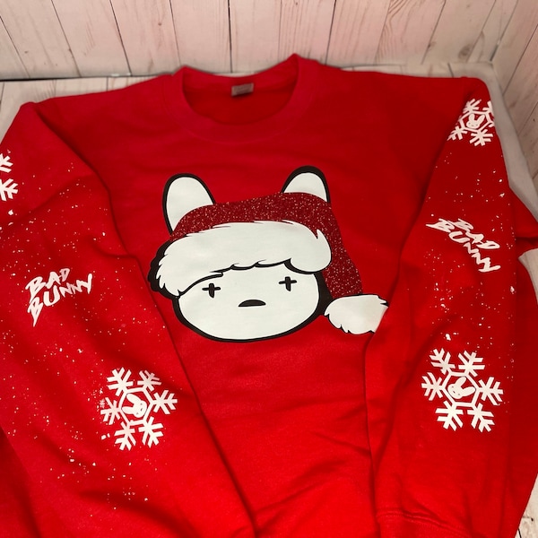 Snow Bunny Sweater - Etsy