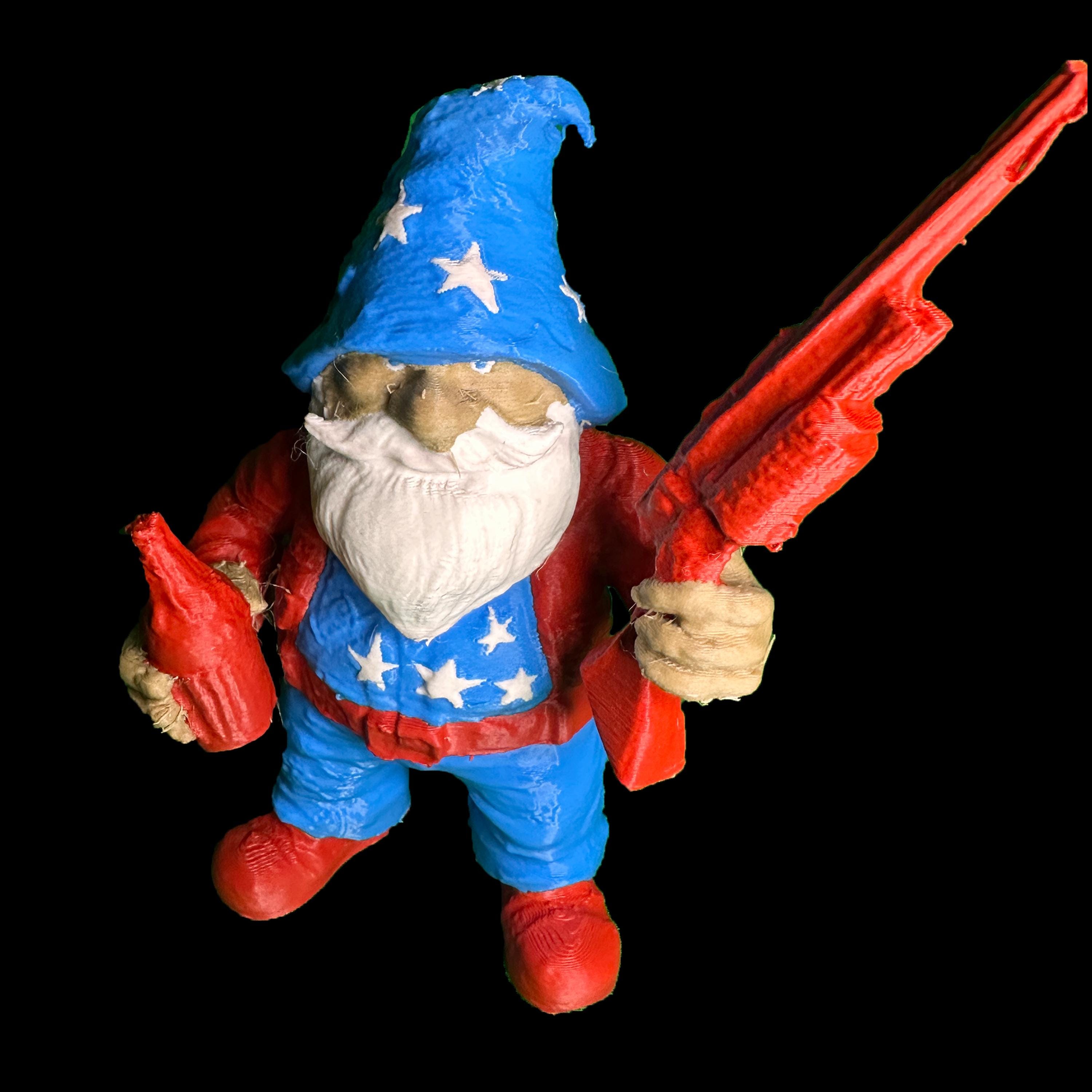 All American Gnome Handmade Gnome Garden Gnome Patriot Gnome 4th of ...