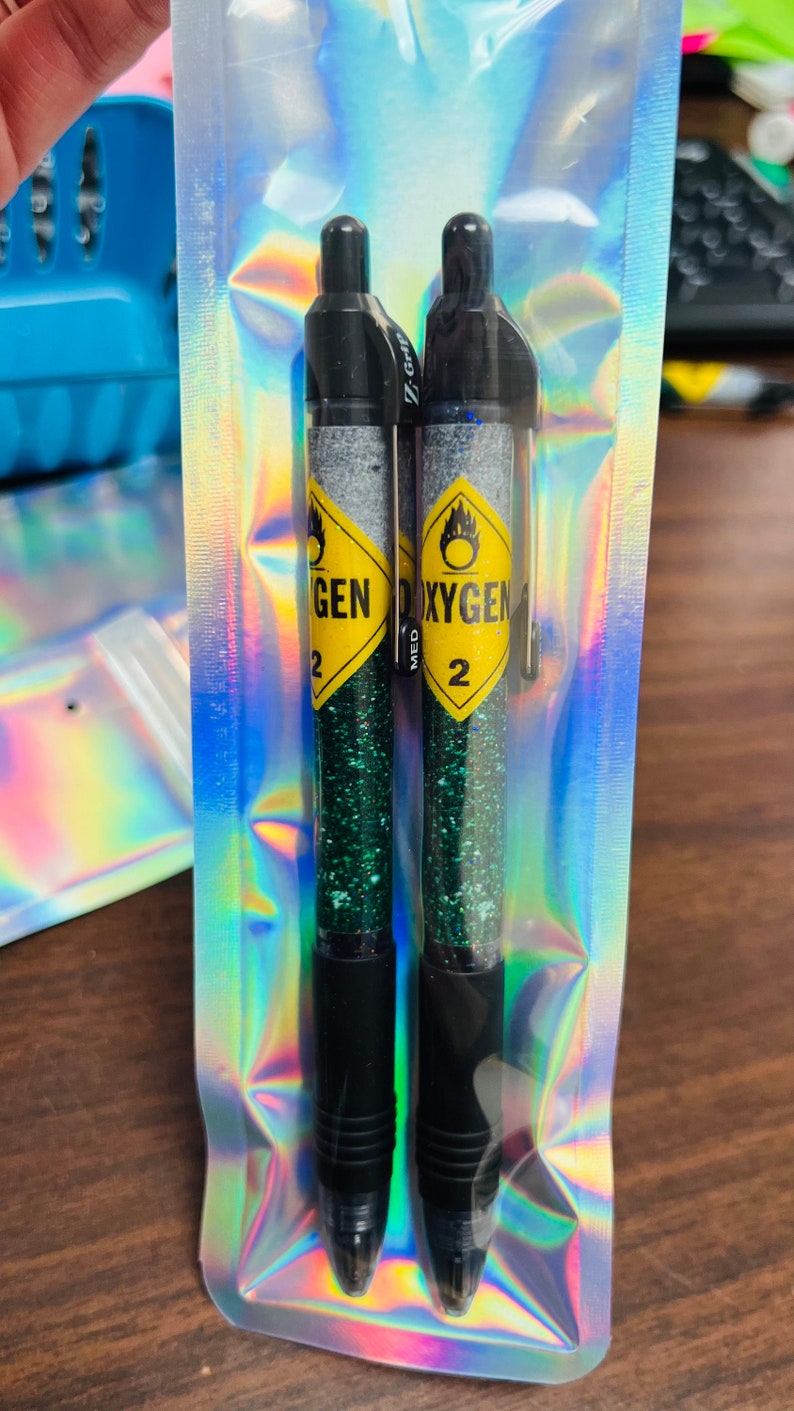 Oxygen Tank Refillable Ballpoint Pens. Medical. Respiratory Therapist ...