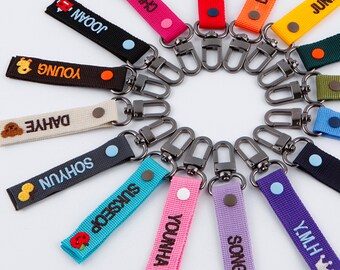Custom Name Key Fob - Etsy