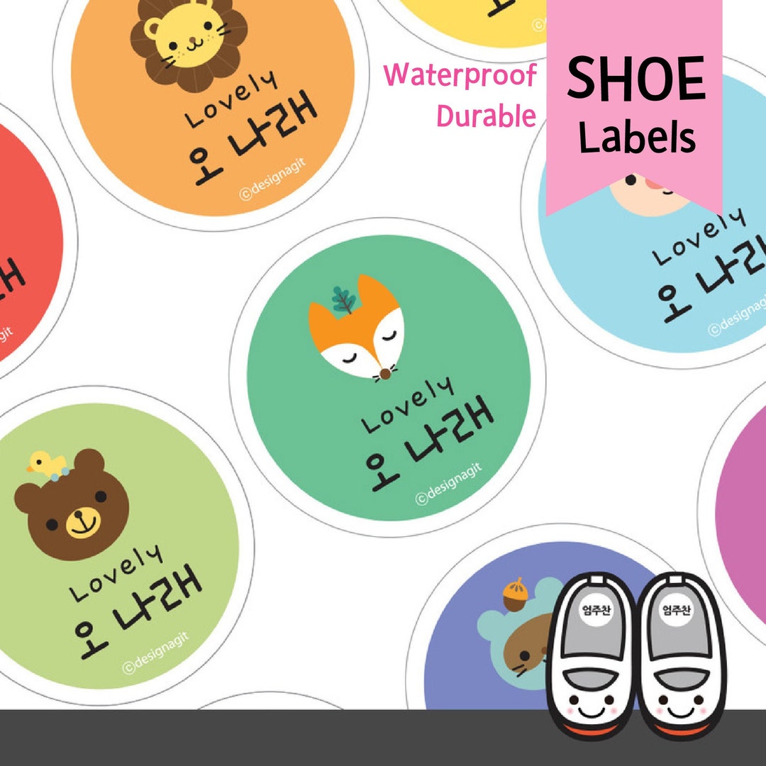 Premium Personalized Name Labels for School | Custom Shoe Labels | Name ...