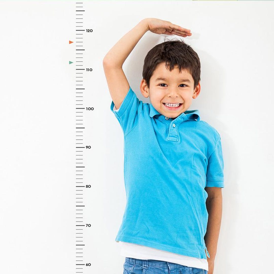 DIY Height Chart Wall Stickers for Kids Growth | Ruler Decal | 50cm to ...