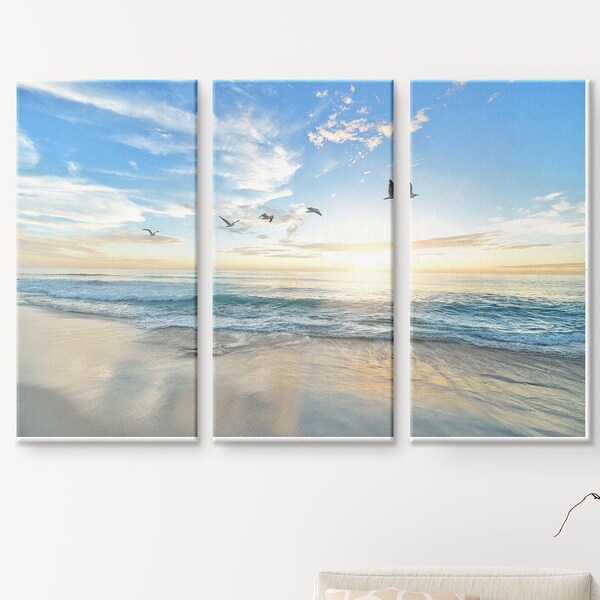 Beach Triptych - Etsy
