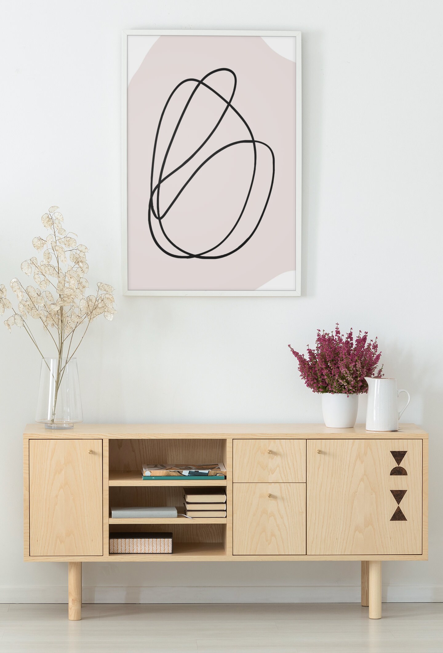 Modern Line Art Printables Abstract Art Print Set Mid - Etsy