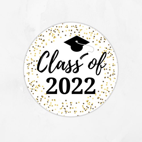 Printable Graduation Gift Tags Class of 2022 High School - Etsy