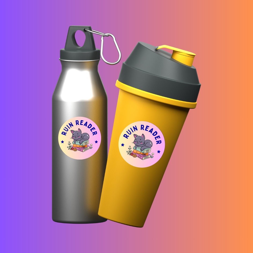 Ruin Reader Sticker Printable Stickers PNG Print and Cut - Etsy