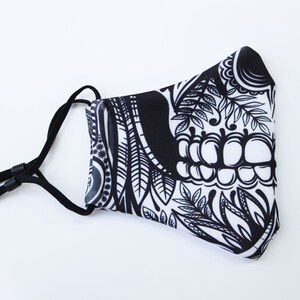 Custom Hand Made Skull Face Mask Reusable and Washable With - Etsy