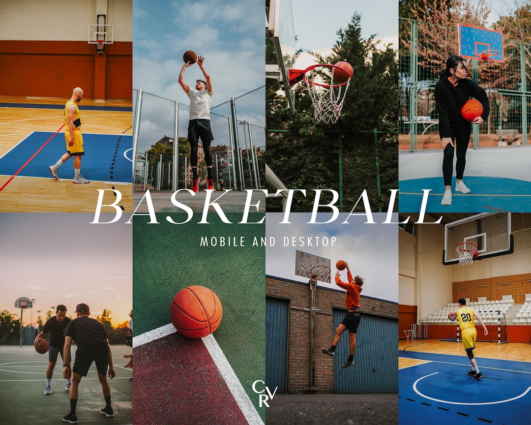 10 Basketball Lightroom Presets. Desktop and Mobile. 10 Different ...