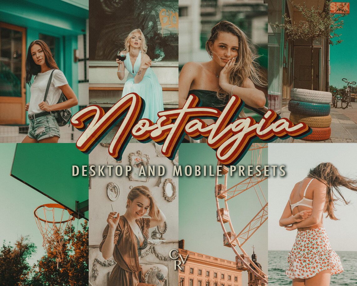 10 Nostalgia Lightroom Presets. Desktop and Mobile. 10 - Etsy