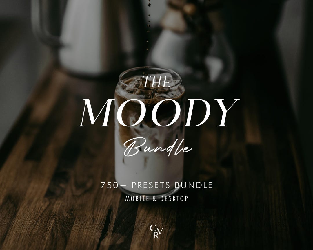 750+ MOODY Bundle Presets - Mobile and Desktop - Lightroom Preset Bundle for Instagram - Best ...