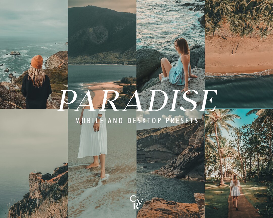 10 Paradise Lightroom Presets. Desktop and Mobile. 10 Different Presets ...