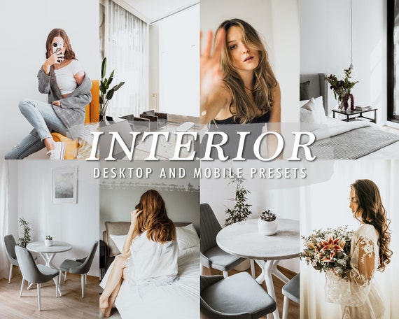 10 Interior Lightroom Presets. Desktop and Mobile. 10 - Etsy