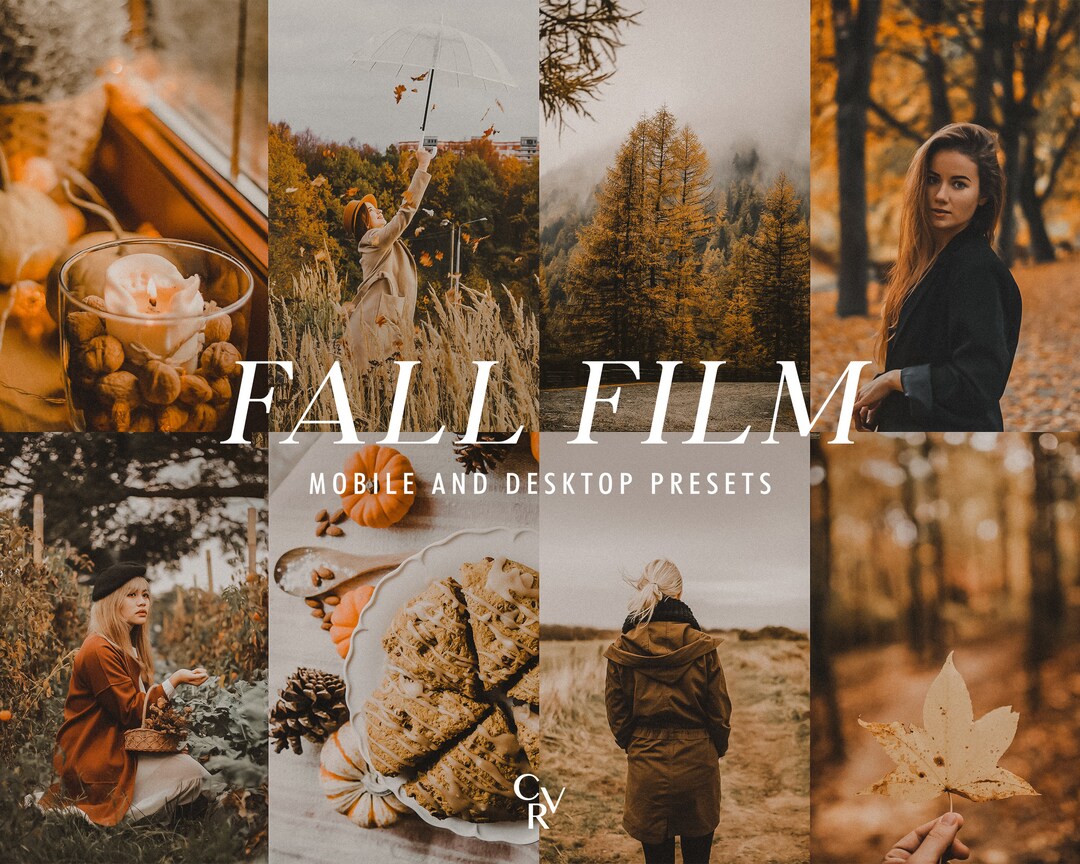 10 Fall Film Lightroom Presets. Desktop and Mobile. 10 Different ...