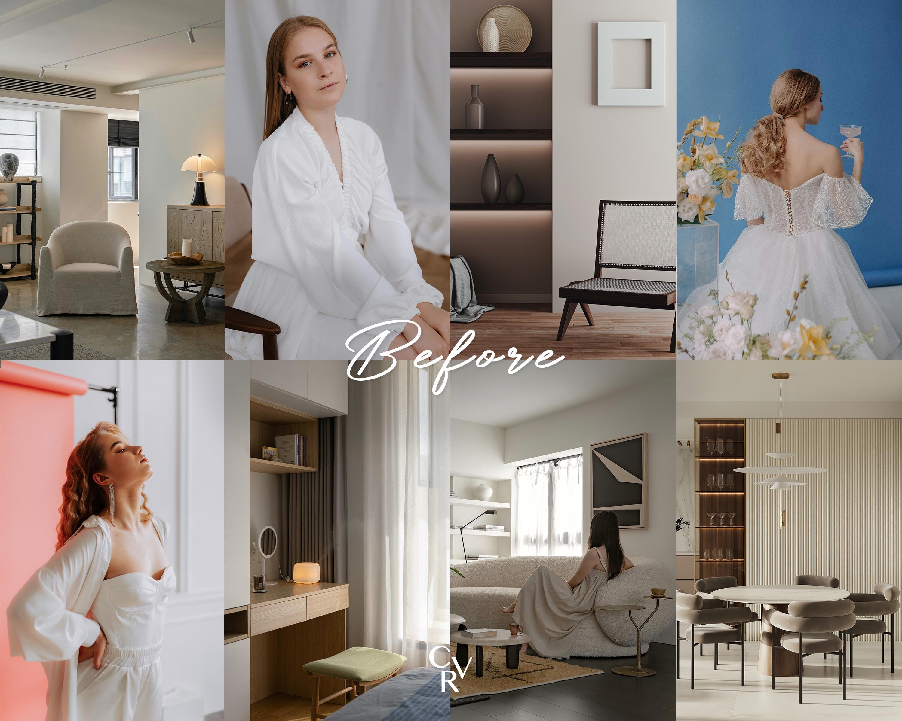 10 Interior Lightroom Presets. Desktop and Mobile. 10 Different Presets ...