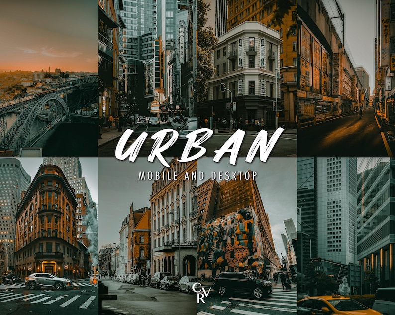 15 Urban Lightroom Presets. Desktop and Mobile. 15 Different Presets ...