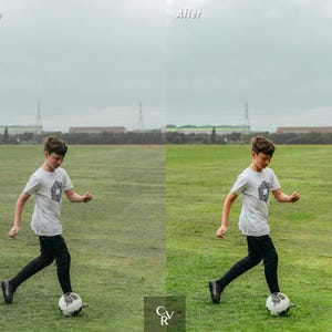 15 Soccer Lightroom Presets. Desktop and Mobile. 15 Different Presets ...