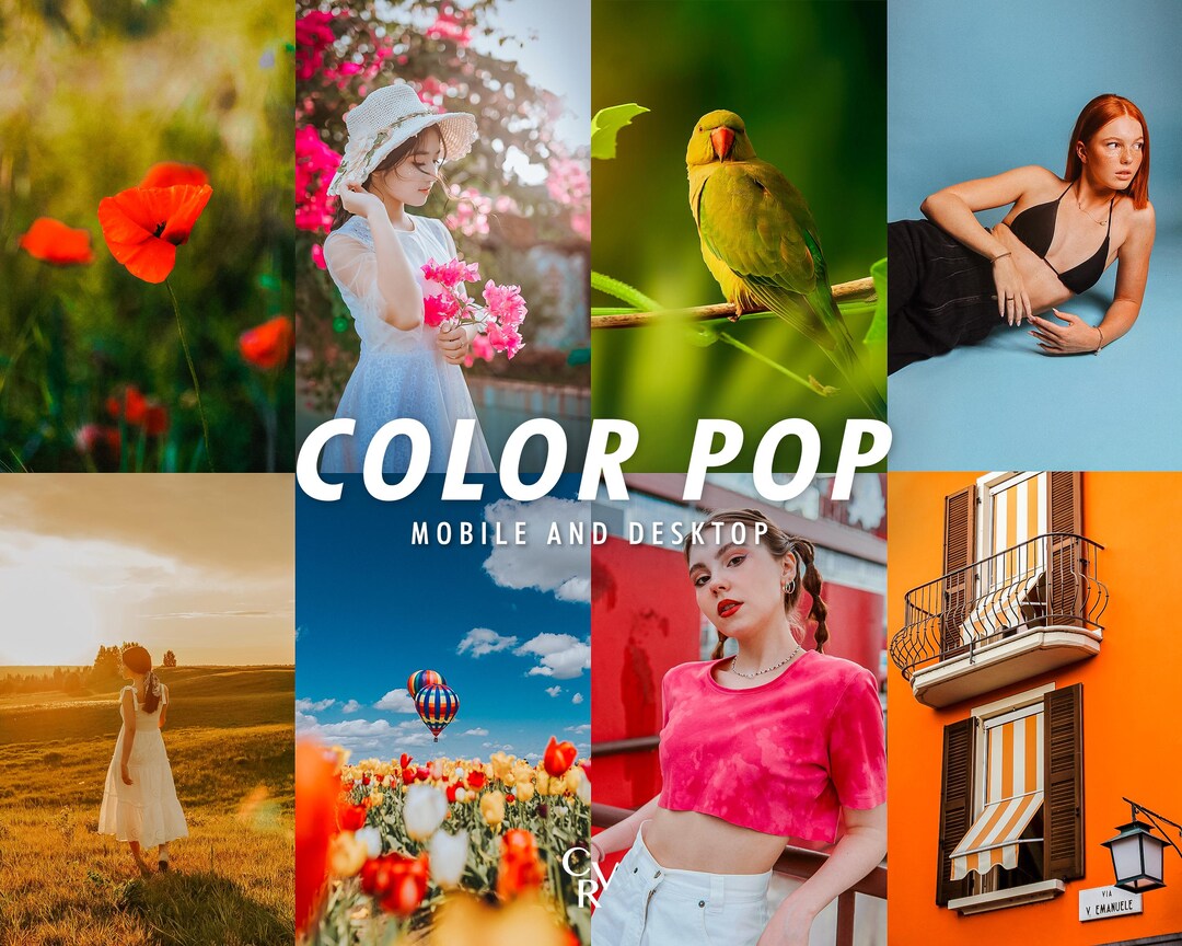 20 Colorful Lightroom Presets. Desktop and Mobile. 20 Different Presets ...