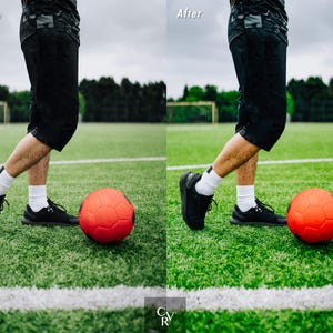 15 Soccer Lightroom Presets. Desktop and Mobile. 15 Different Presets ...