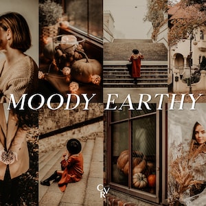 10 Moody Earthy Lightroom Presets. Desktop and Mobile. 10 Different ...
