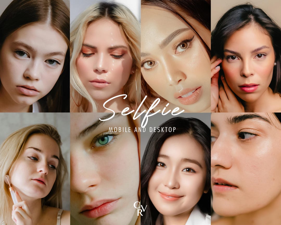 15 Selfie Lightroom Presets. Desktop and Mobile. 15 Different Presets ...