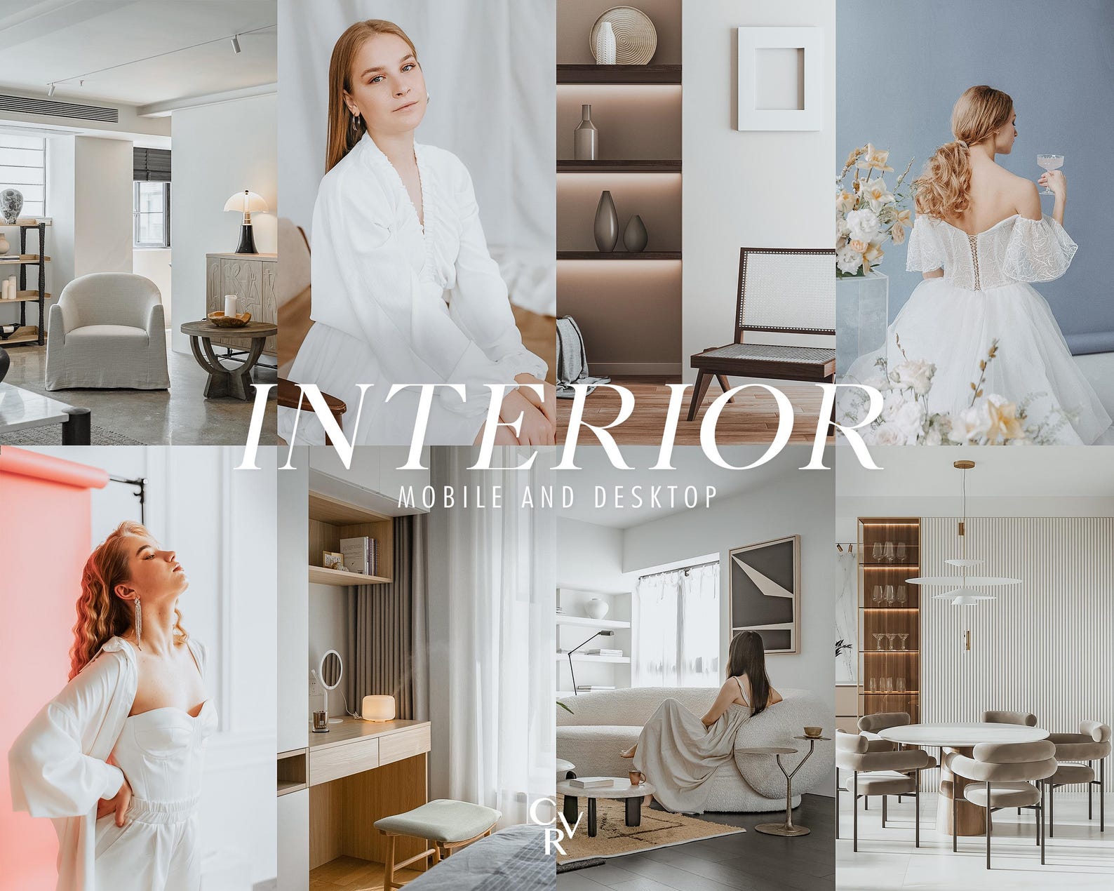 10 Interior Lightroom Presets. Desktop and Mobile. 10 Different Presets ...