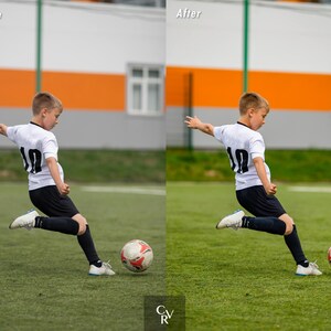 15 Soccer Lightroom Presets. Desktop and Mobile. 15 Different Presets ...