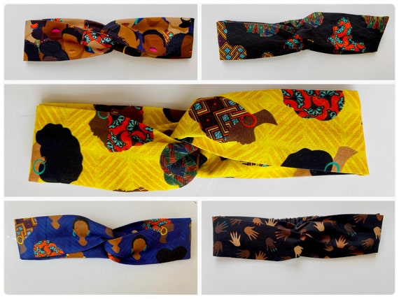 Colorful African Headbands Juneteenth - Etsy