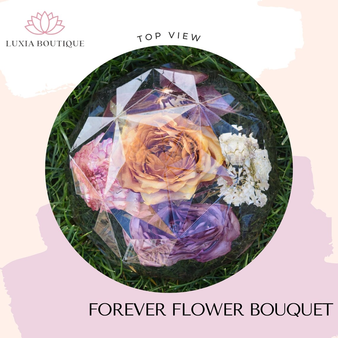 Forever Flower Bouquet Keepsakes Wedding Keepsake Funeral Keepsake ...