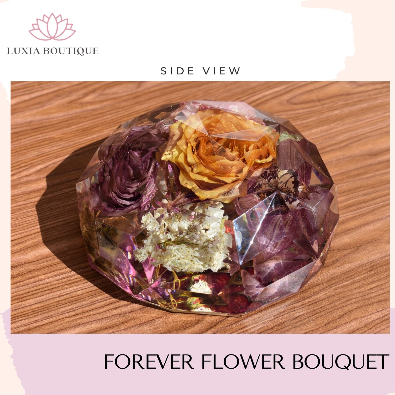 Forever Flower Bouquet Keepsakes Wedding Keepsake Funeral Keepsake ...