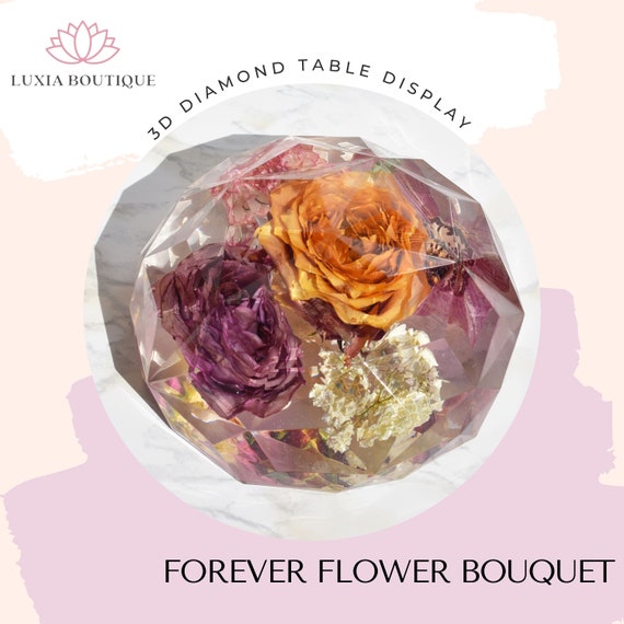 Forever Flower Bouquet Keepsakes Wedding Keepsake | Etsy