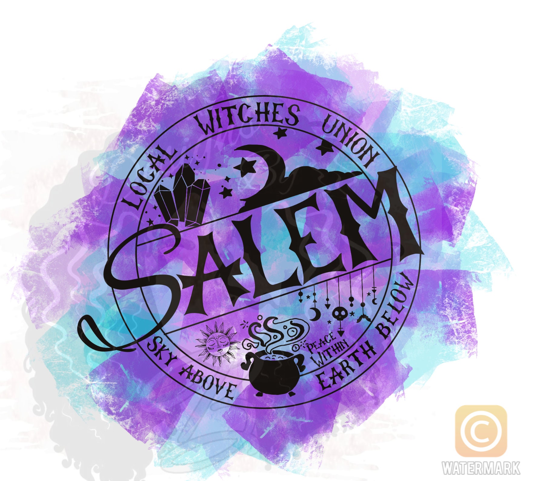 Witchy Salem Png Svg Digital Download - Etsy
