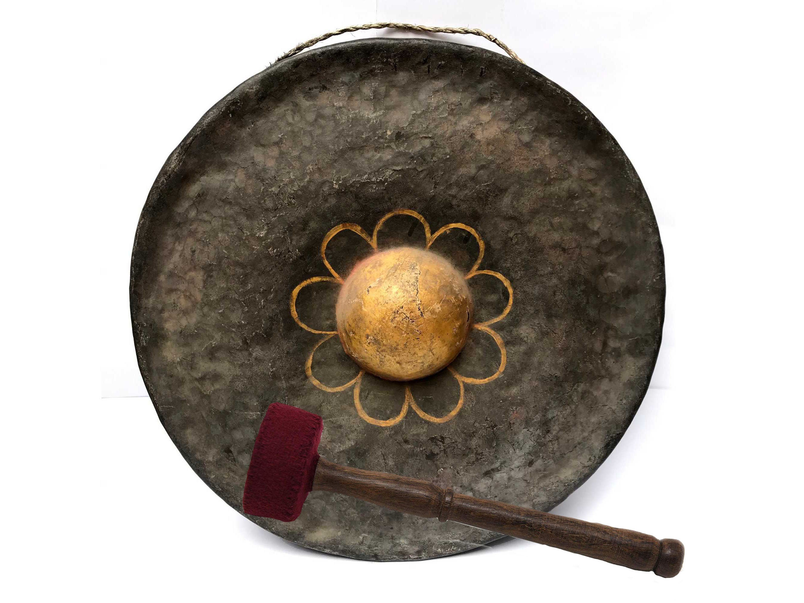 58 CM Diameter, Burmese Gong, Hand Beaten Large - Etsy