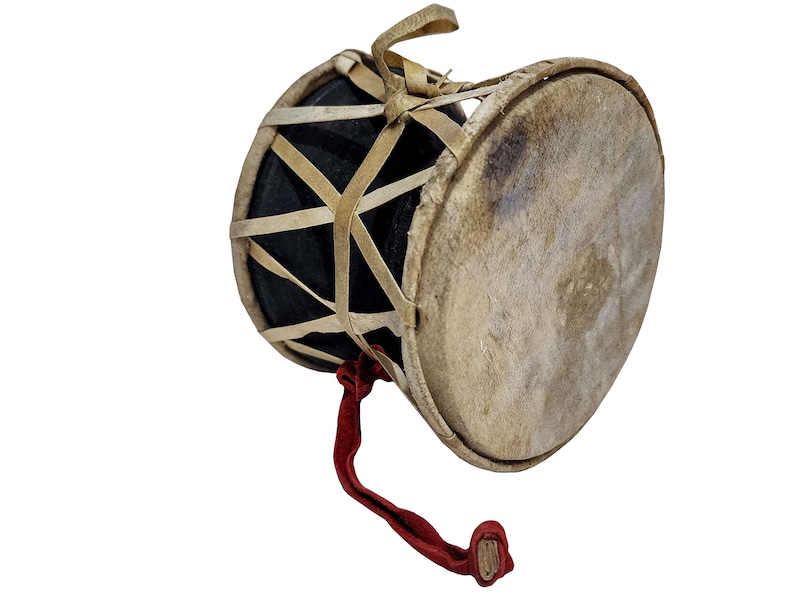 5.5 Inch High Quality Nepali Folk Musical Instrument Damaru - Etsy